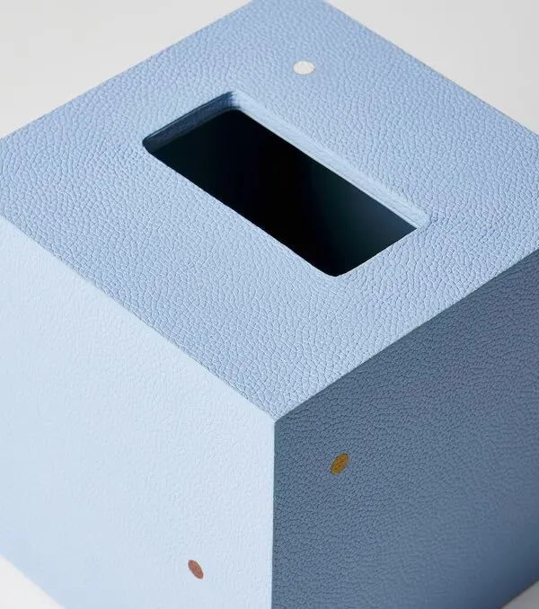 Jonathan Adler Playa Leather Tissue Box