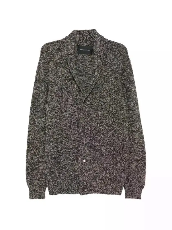 Tagliatore Shawl-collar Cardigan - Grey