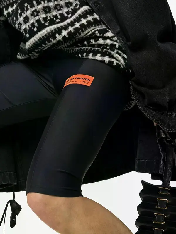 Heron Preston Spandex Logo Patch Bike Shorts