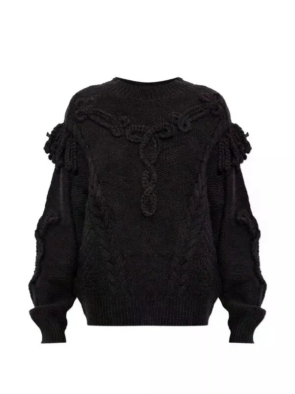 MARANT ETOILE Katria Cable-knit Sweater