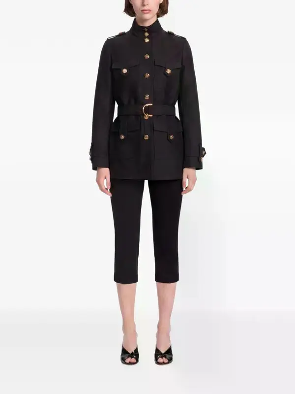 Zimmermann Valiant Belted Button-up Jacket