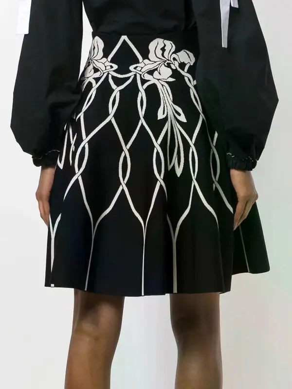 Alexander McQueen High Waisted Knitted Skirt