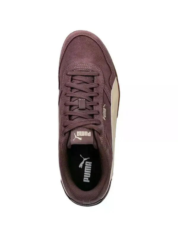 PUMA Bella Donna Logo-patch Calf Suede Sneakers