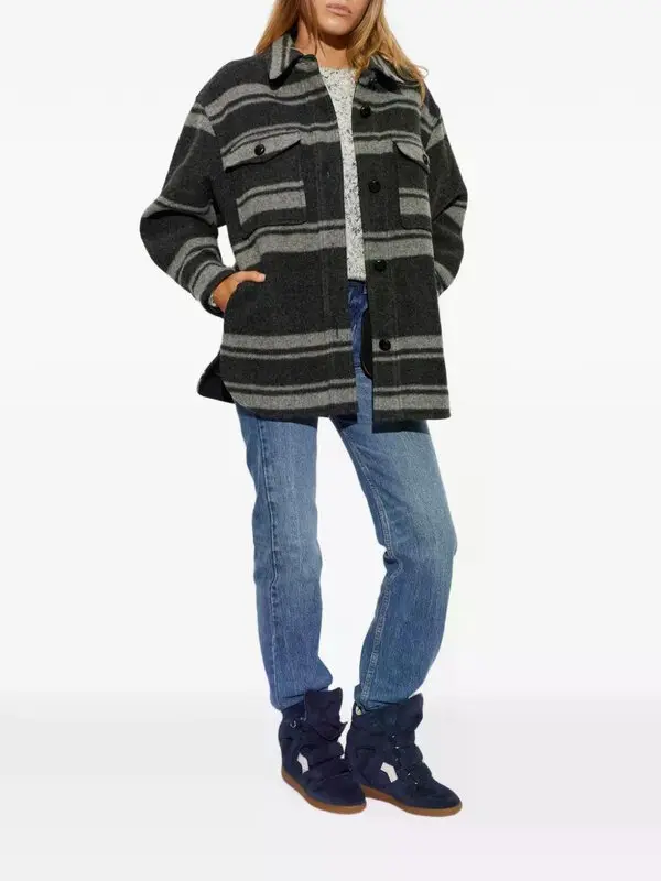MARANT ETOILE Harveli Striped Shirt