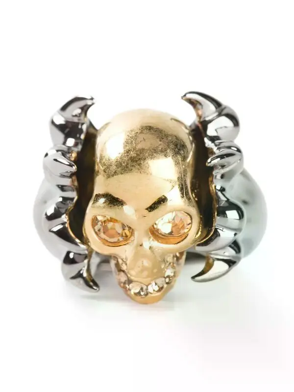 Alexander McQueen Claw Skull Cocktail Ring