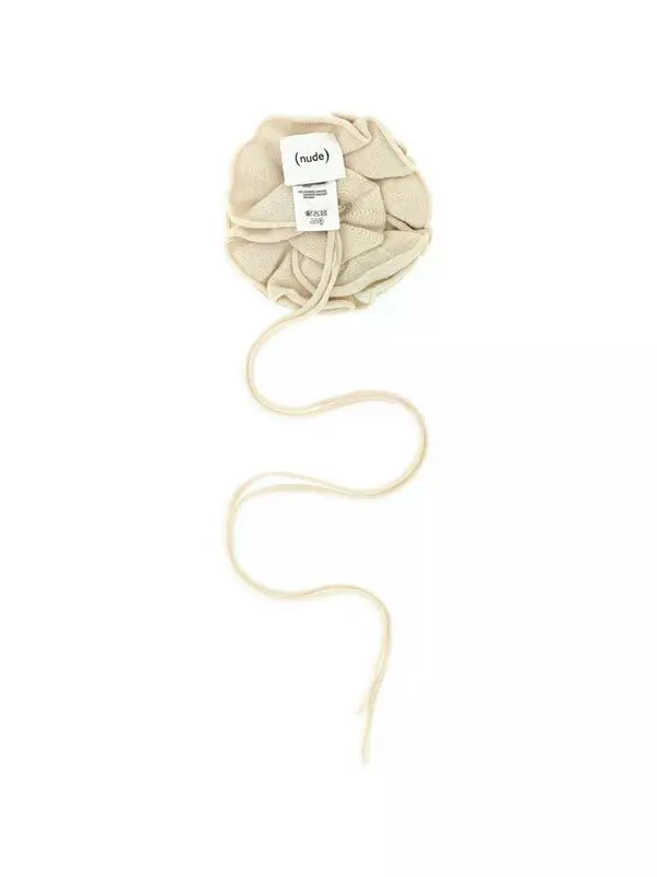 NUDE Knitted Drawstring Bag
