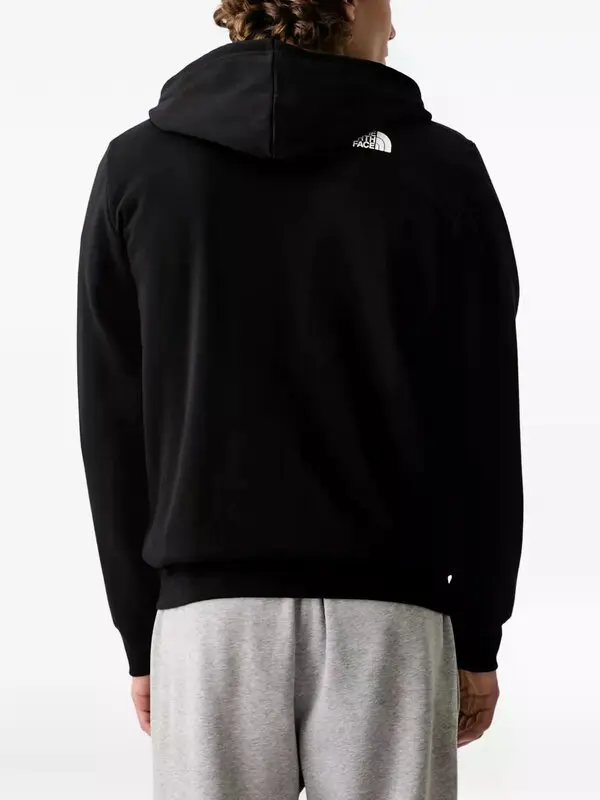 The North Face Logo-patch Zip-up Hoodie