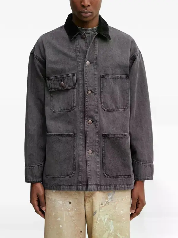 BEAMS Faded Corduroy-collar Jacket