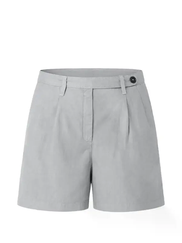 Massimo Alba Sardina Pleated Shorts - Grey