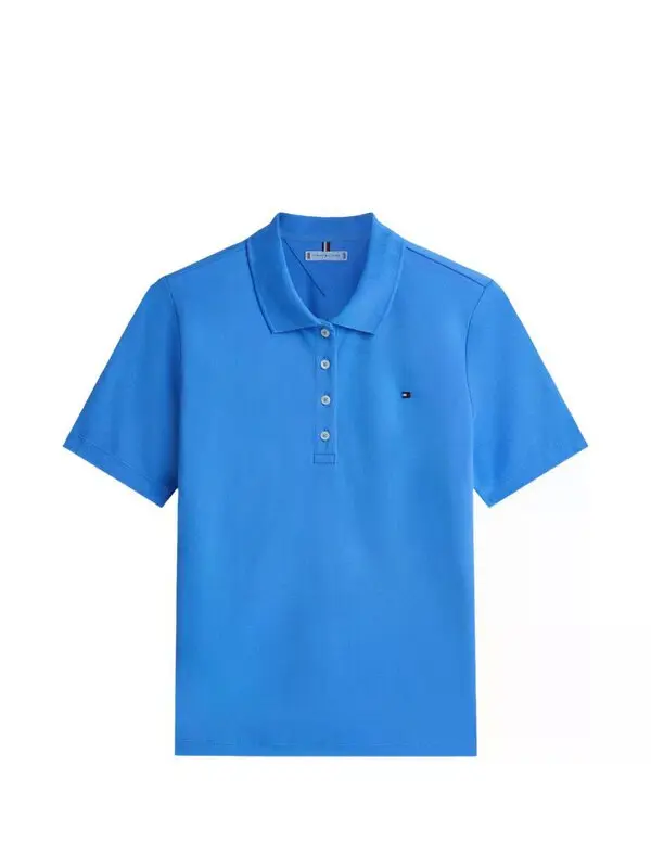Tommy Hilfiger 1985 Logo-embroidered Polo Shirt - Blue