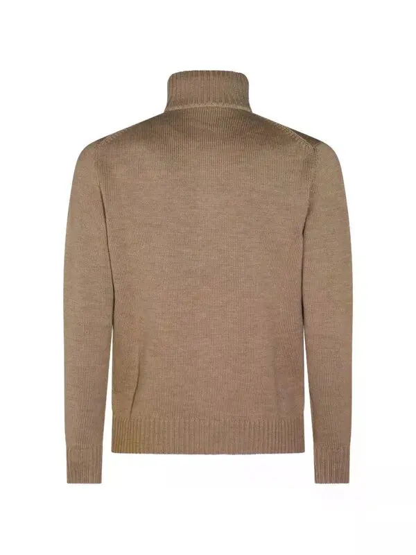 ZANONE Button-up Ribbed-trim Sweater