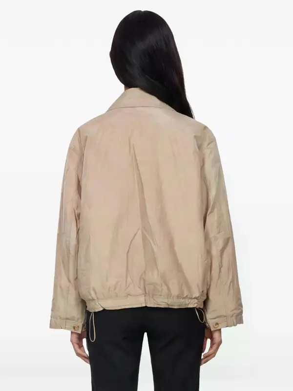 Magda Butrym Scarf-detail Zip-up Jacket