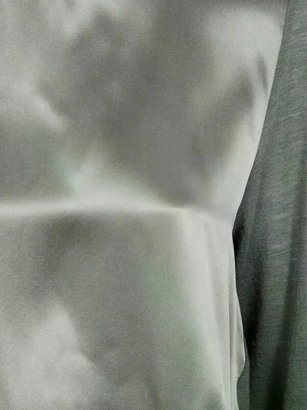 WHYCI Satin-finish Long-sleeve Top