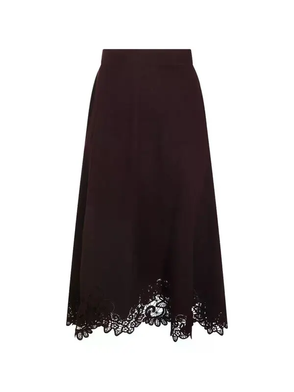 Zimmermann Lace-trim Midi Skirt