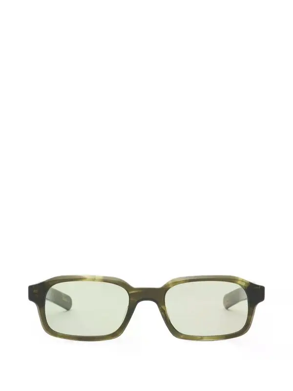 FLATLIST Hanky Rectangle-frame Sunglasses - Green