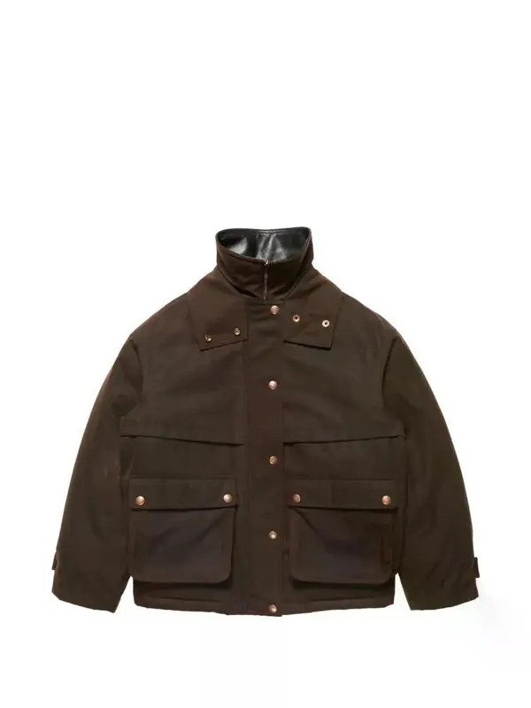 Acne Studios Leather-collar Jacket - Brown