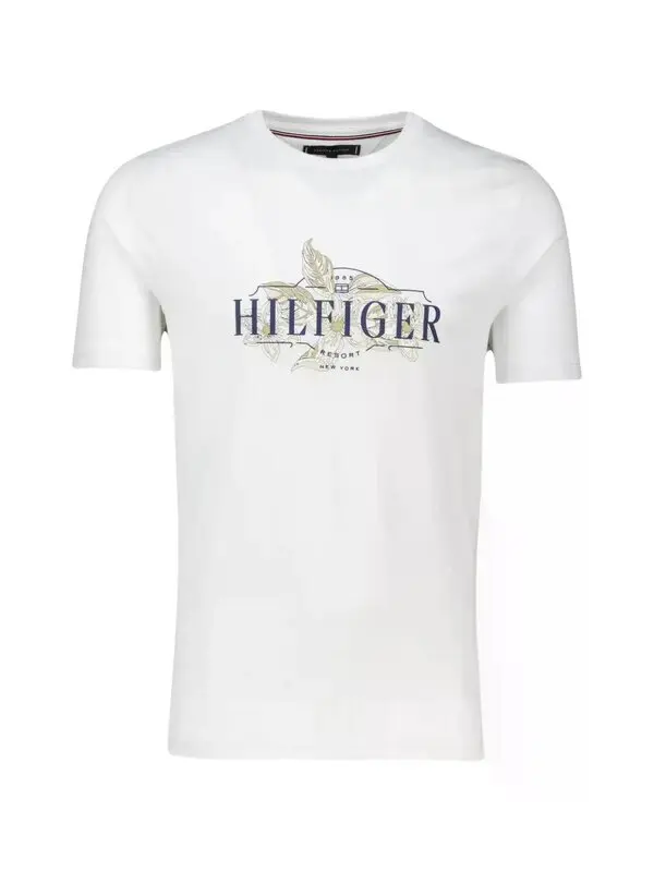 Tommy Hilfiger Tropical Floral-print T-shirt - White
