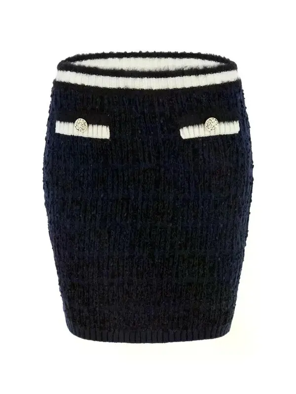 Guess Tape-yarn Mini Skirt - Blue