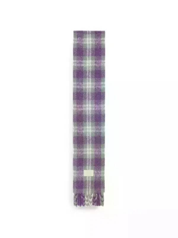 Acne Studios Fringed Alpaca-wool Scarf - Grey