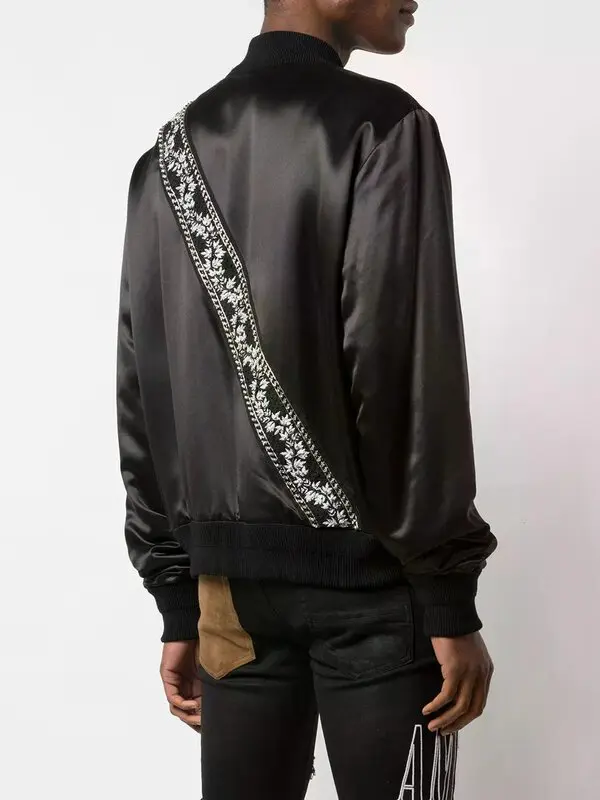 Amiri Contrast Stripe Bomber Jacket