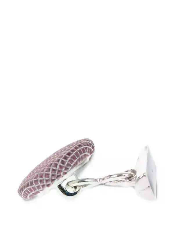 Corneliani Silk-coated Metal Cufflinks