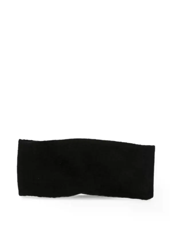 CORTANA Twist-detail Headband - Black