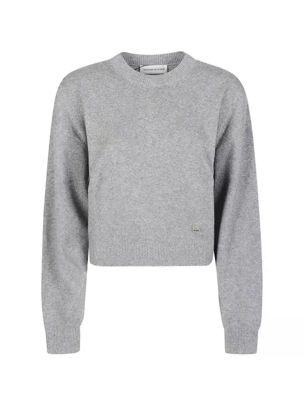 Victoria Beckham Luna Knitted Sweater - Grey