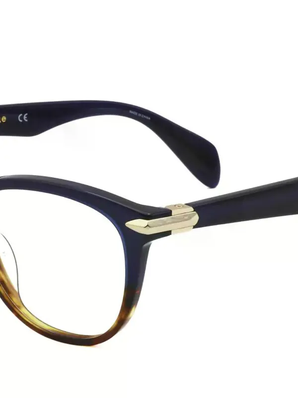 Rag & Bone Tortoiseshell Round Frame Eyeglasses