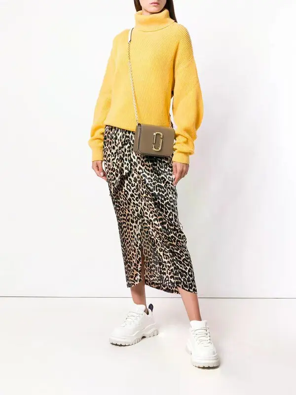 Marc Jacobs Logo Hip Shot Bag - Brown