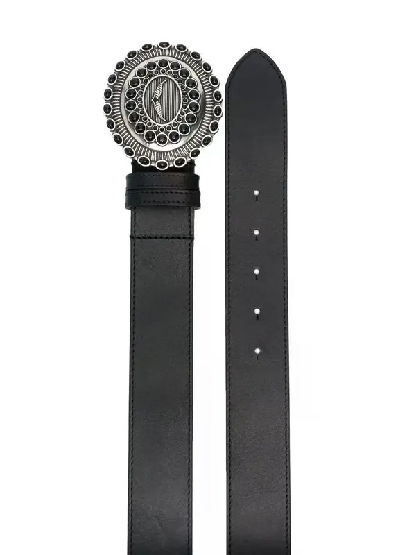 Zadig&Voltaire Santa Fe Leather Belt - Black