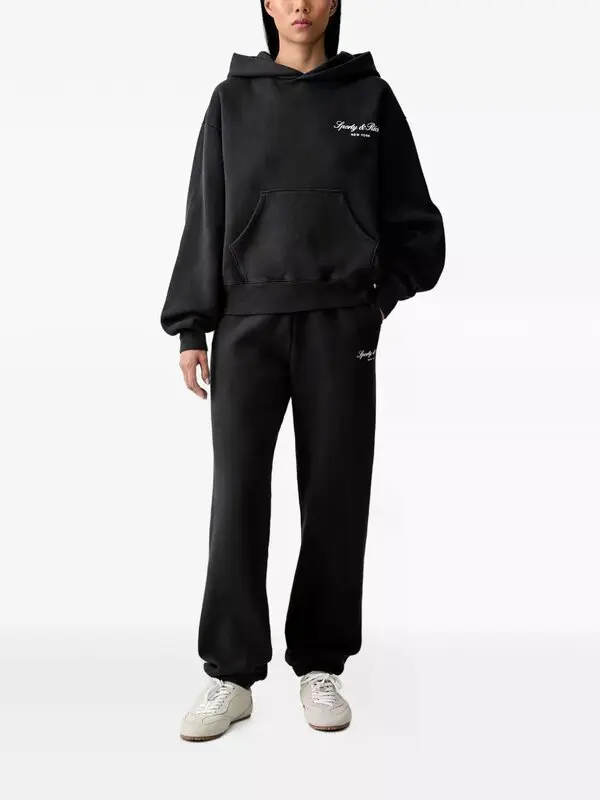 SPORTY & RICH Logo-print Drawstring Track Pants
