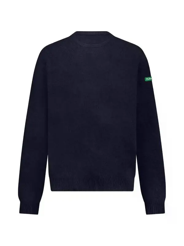 FLANEUR Logo-patch Crew-neck Sweater