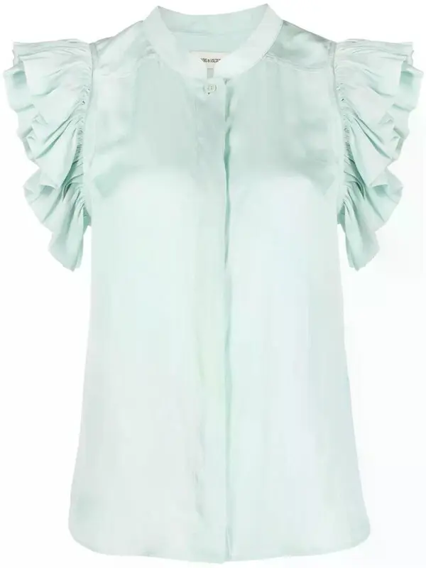 Zadig&Voltaire Ruffled-sleeve Blouse