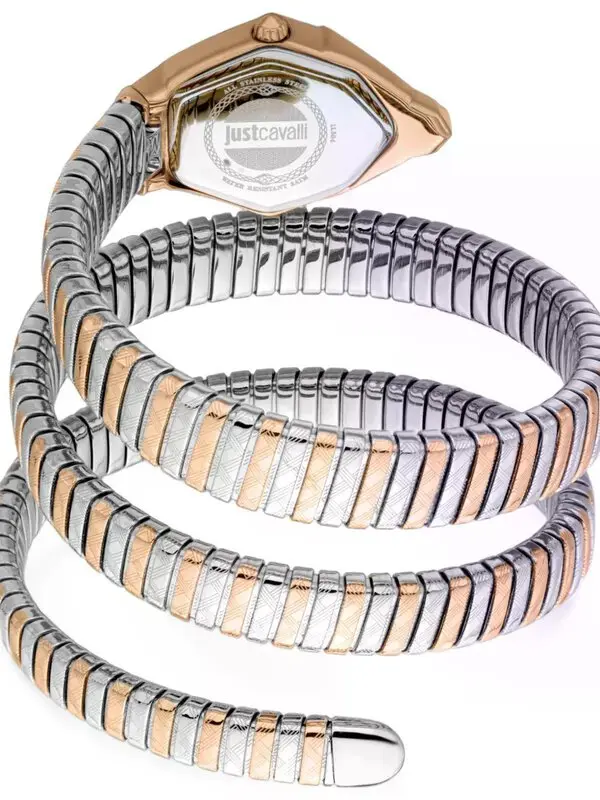 Just Cavalli Mesmerizing Snake-shaped 23mm Watch