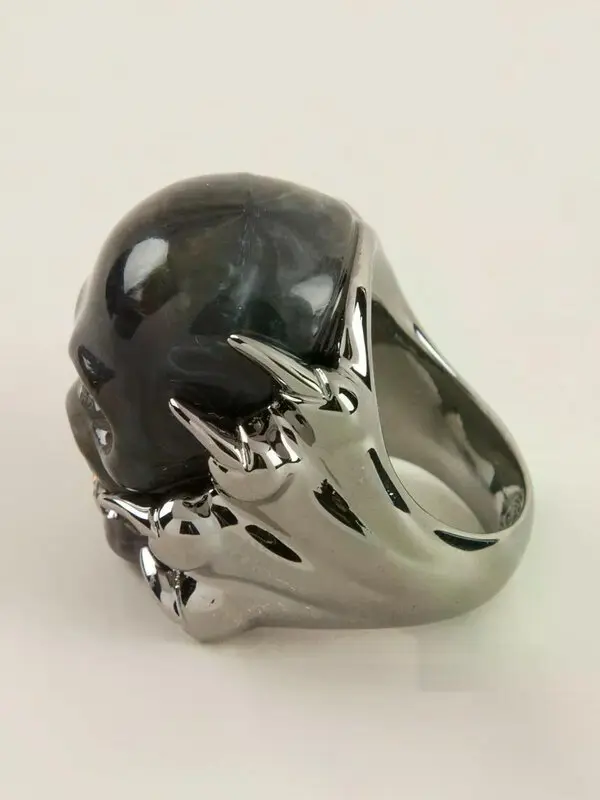 Alexander McQueen Claw Skull Cocktail Ring