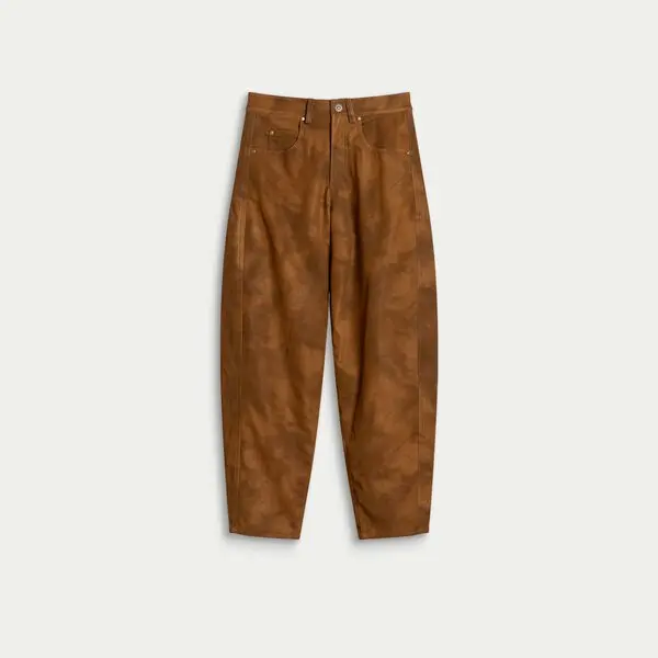 Isabel Marant Étoile Belky Faux Suede Trousers - Brown