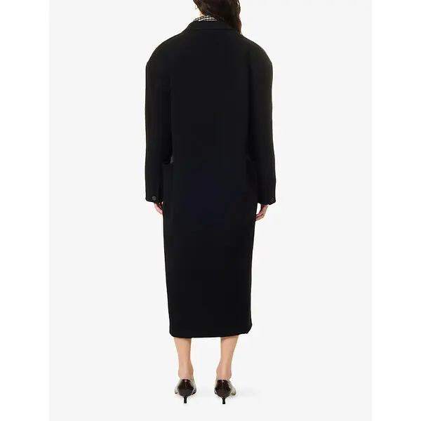 DARKPARK Magda Sartorial Longline Cashmere And Wool Coat