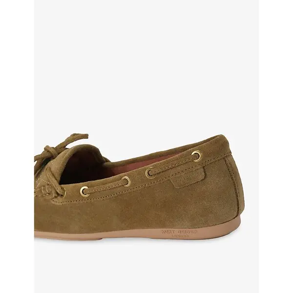 Kurt Geiger Eagle Suede Moccasin Loafers