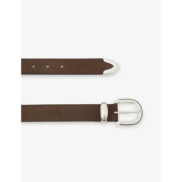 REISS Western Suede Belt