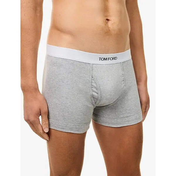 TOM FORD Classic Pack Of Two Cotton-jersey Boxer Briefs