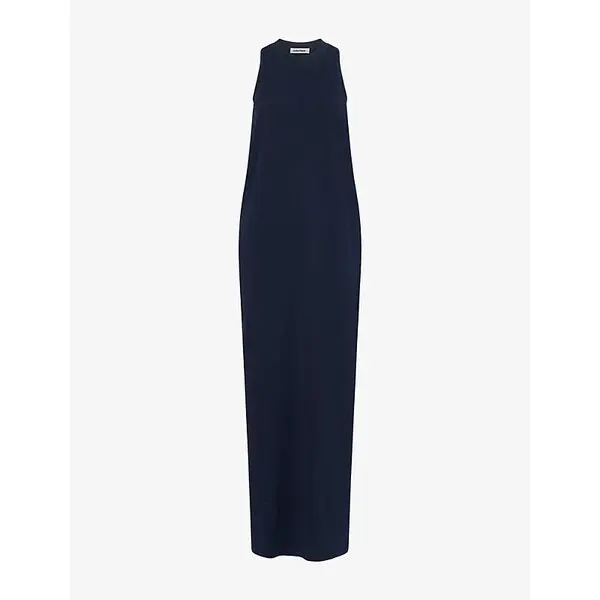DARKPARK Milla Halter-neck Jersey Maxi Dress