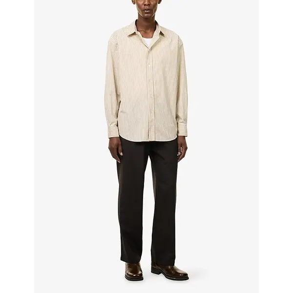 FRAME Straight-leg Wool Trousers
