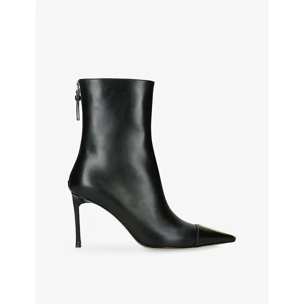 TOM FORD Soft 85 Leather Heeled Ankle Boots