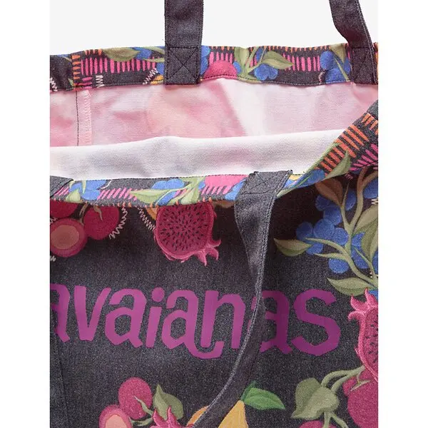 Havaianas Large Floral Print Beach Bag