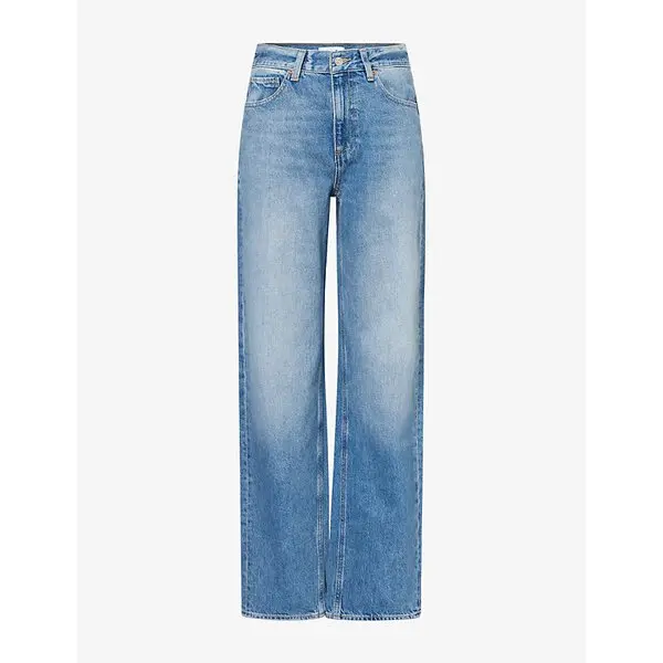 Paige Emilie High Rise Tapered Barrel Leg Jeans
