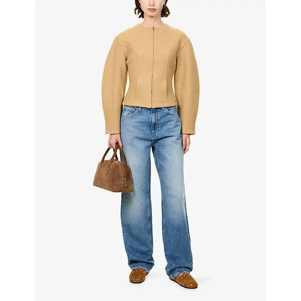 Paige Emilie High Rise Tapered Barrel Leg Jeans