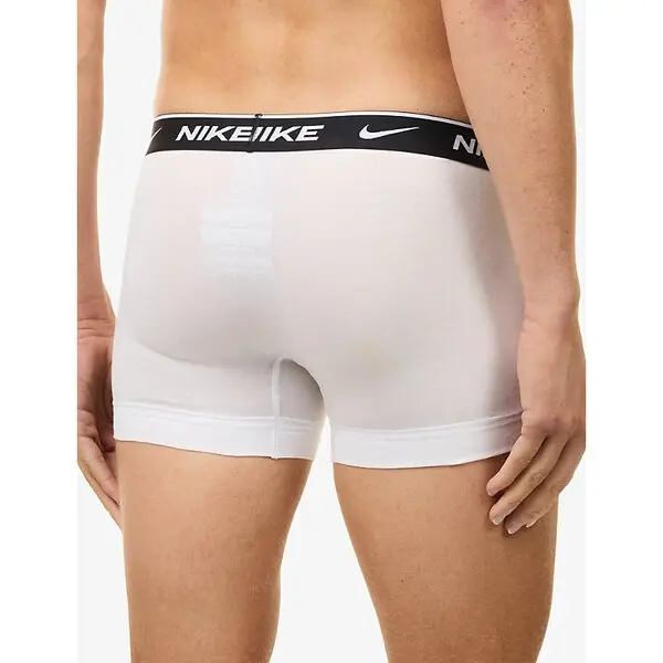 Nike Essential Pack Of Three Cotton-stretch Trunks
