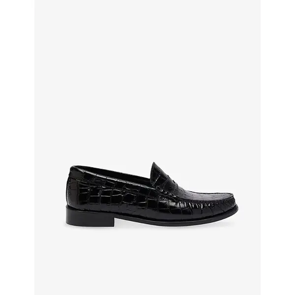 Whistles Manny Leather Loafers