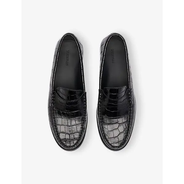 Whistles Manny Leather Loafers