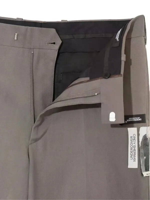 Undercover Cindy Sherman Patch-detail Wide-leg Trousers